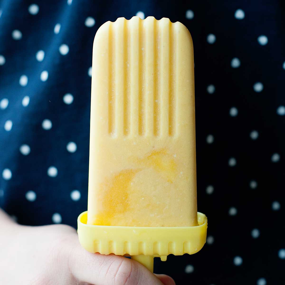 Easy Coconut Mango Popsicles | Laura Fuentes
