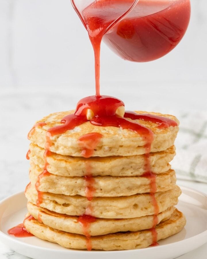 Easy Strawberry Syrup Recipe (+VIDEO)