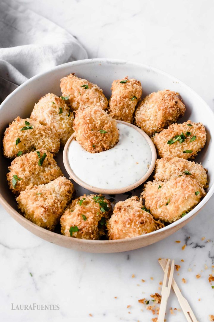 Crispy Baked Salmon Nuggets Recipe | Laura Fuentes