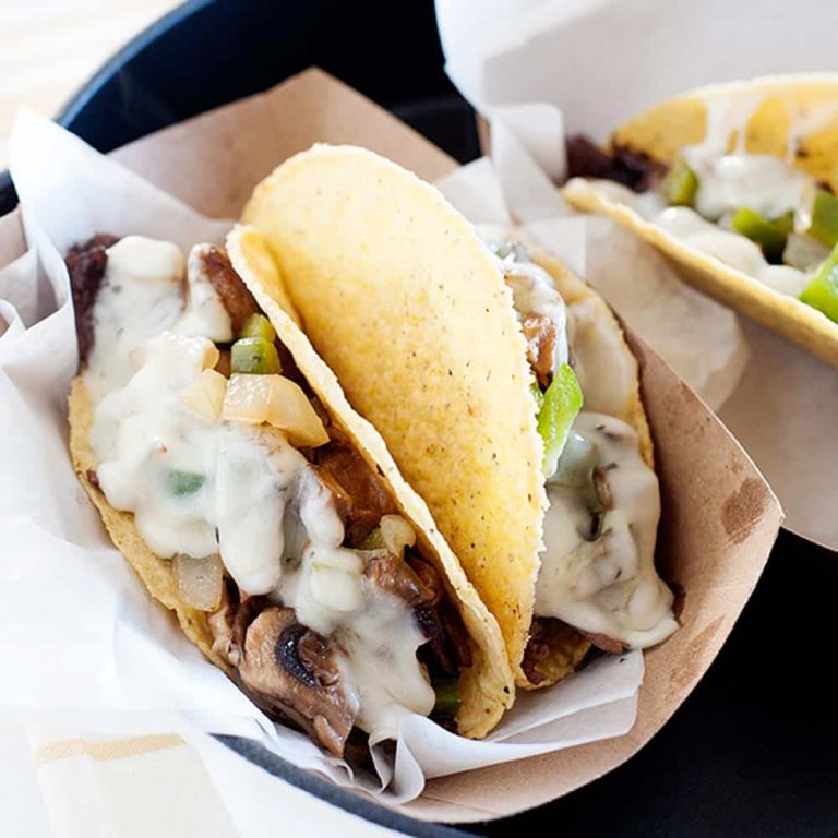 The Ultimate Philly Cheesesteak Tacos | Laura Fuentes