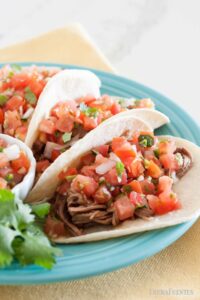 Crockpot Shredded Beef Tacos for Easy Taco Night