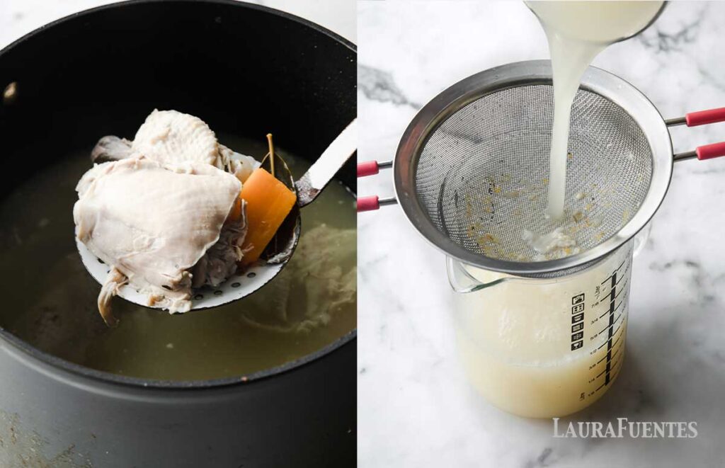 How to Make Chicken Broth | Laura Fuentes