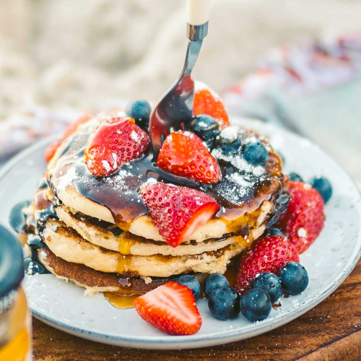 50+ Tasty Pancake Toppings and Syrups | Laura Fuentes
