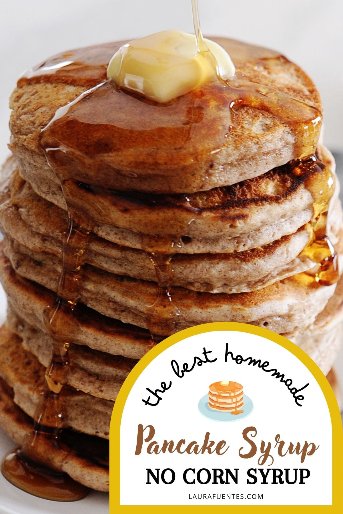 Homemade Pancake Syrup with Brown Sugar (No Corn Syrup)