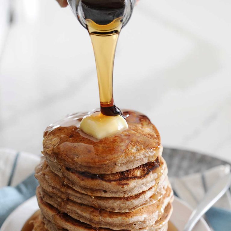 Homemade Pancake Syrup with Brown Sugar (No Corn Syrup)