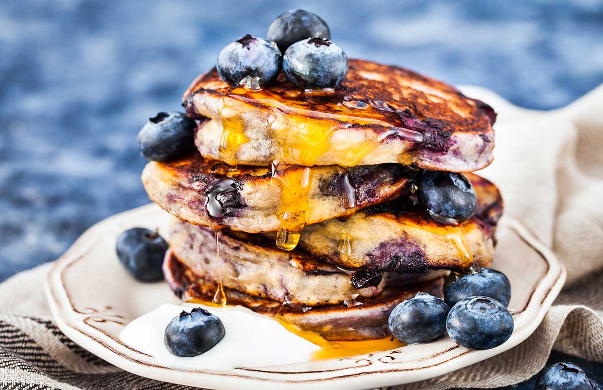 Blueberry pancake mix store