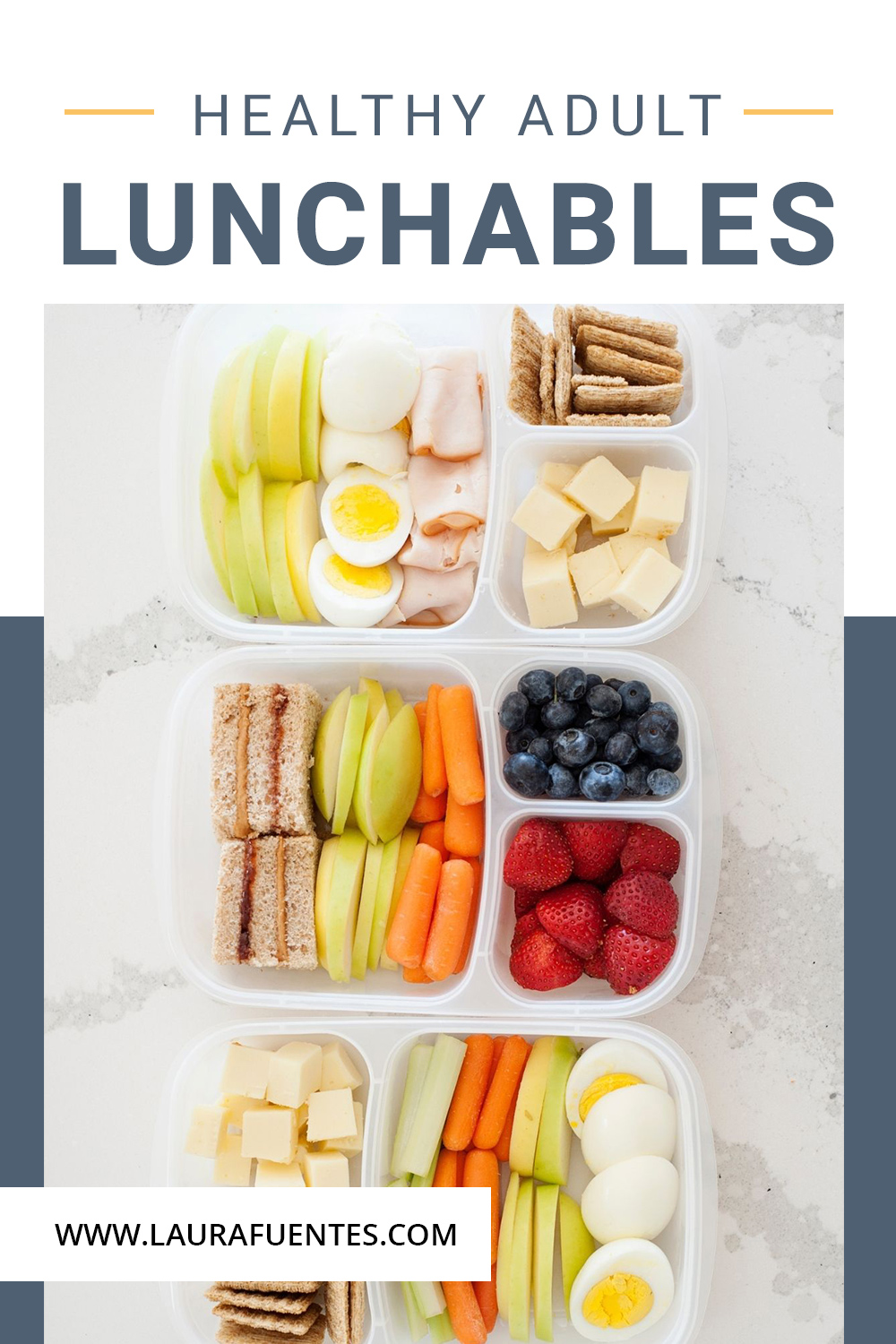Quick & Healthy Adult Lunchables for the Office | Laura Fuentes
