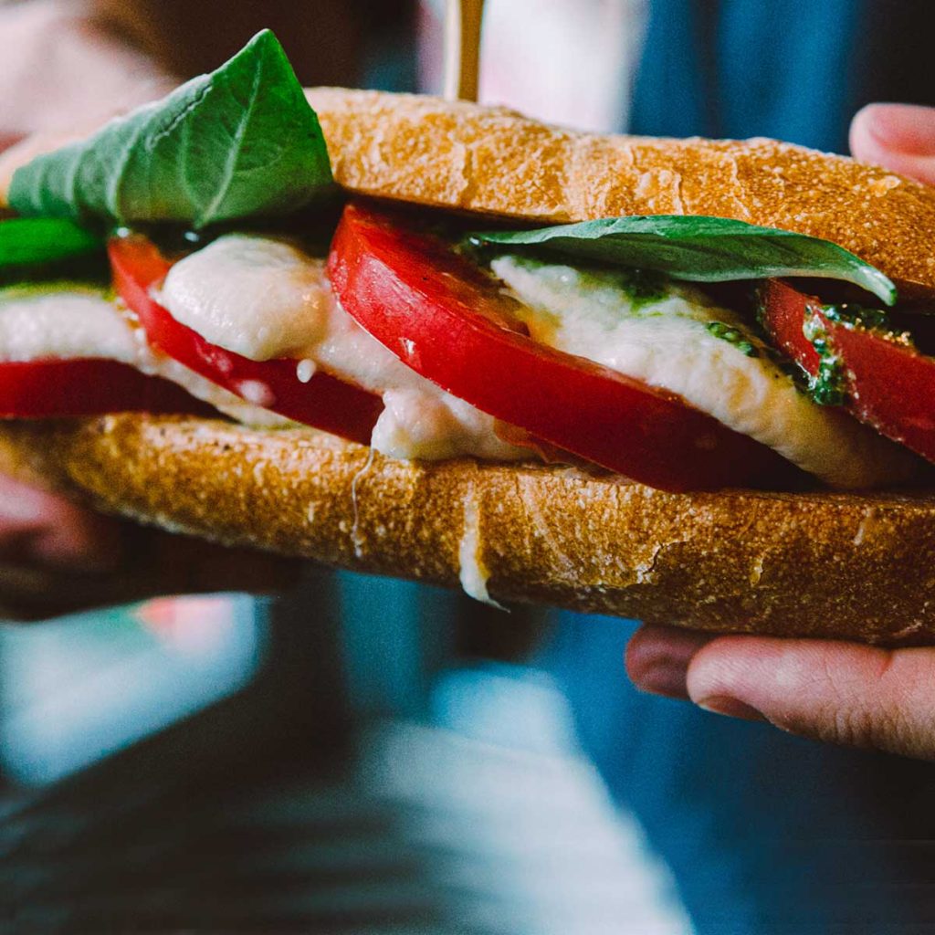 Easy Caprese Sandwich | Laura Fuentes