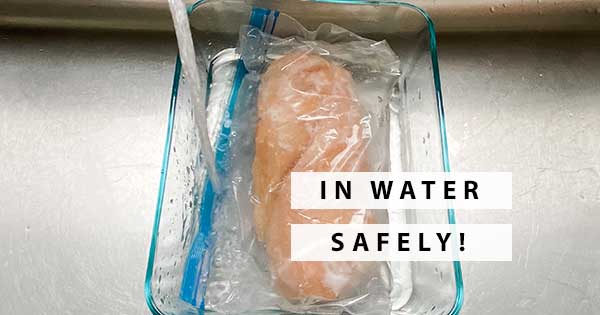 Defrosting Chicken in Water | Laura Fuentes