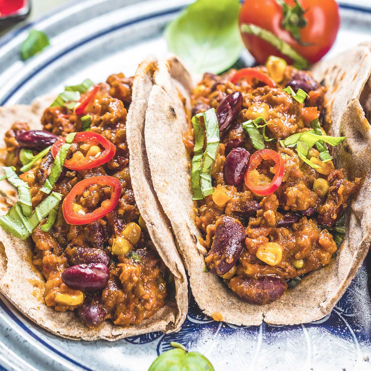 Loaded Chili Tacos
