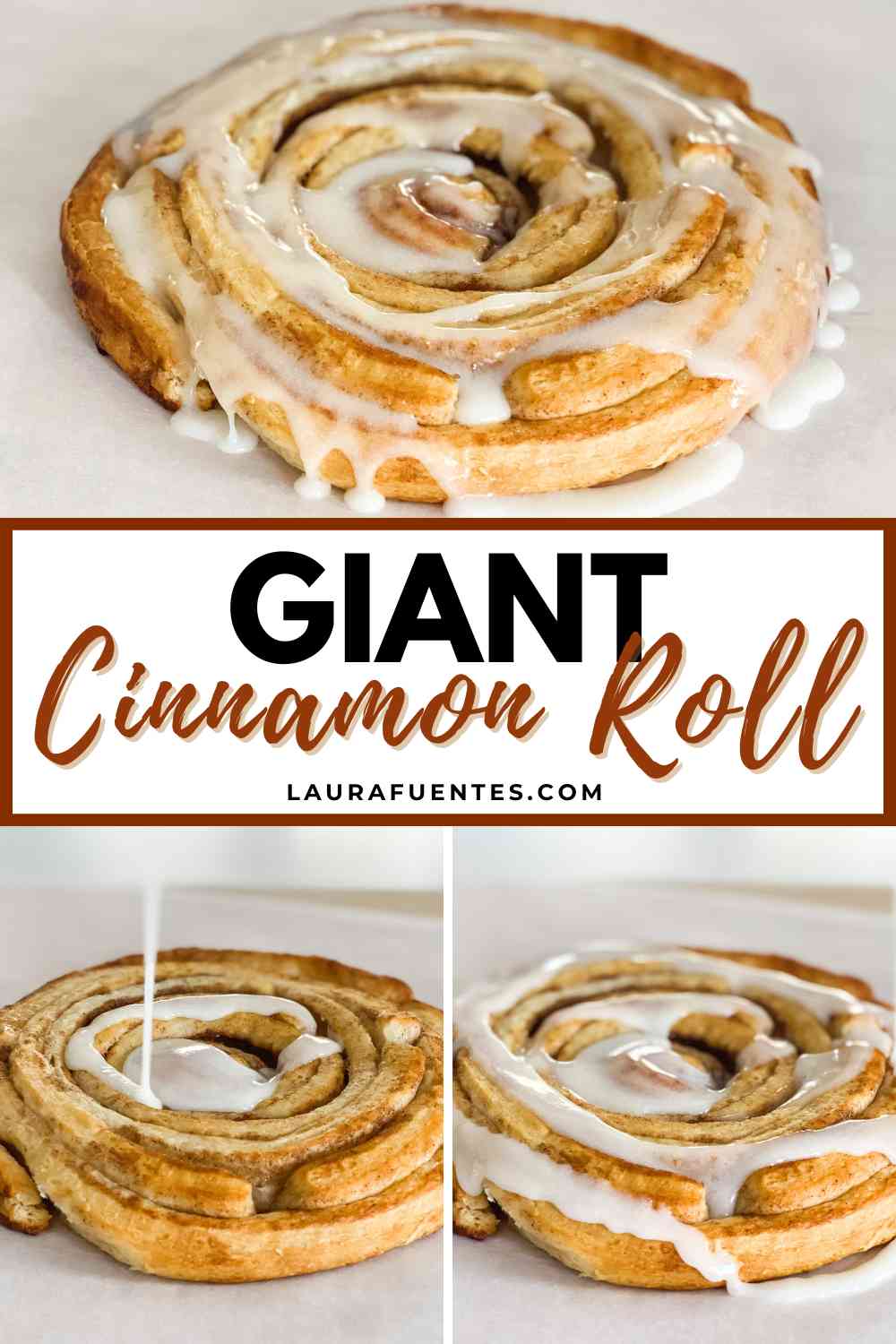 The Easiest Giant Cinnamon Roll