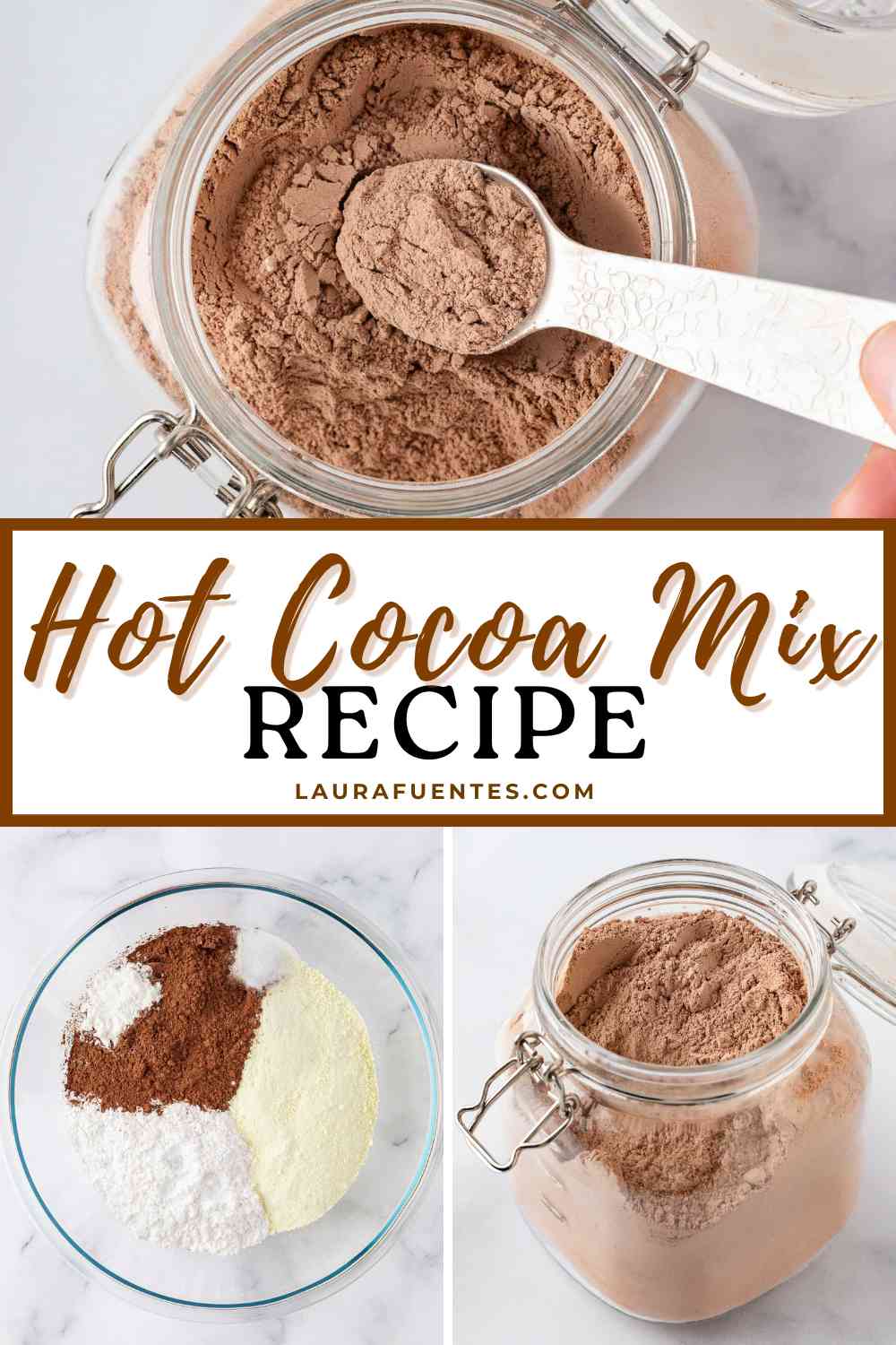 Easy Homemade Hot Cocoa Mix Recipe {Bulk Recipe}