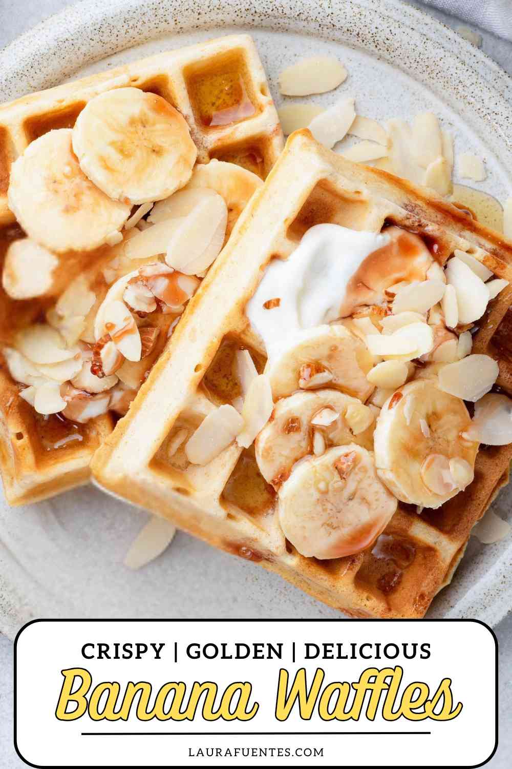 Banana Waffles Recipe (Video)