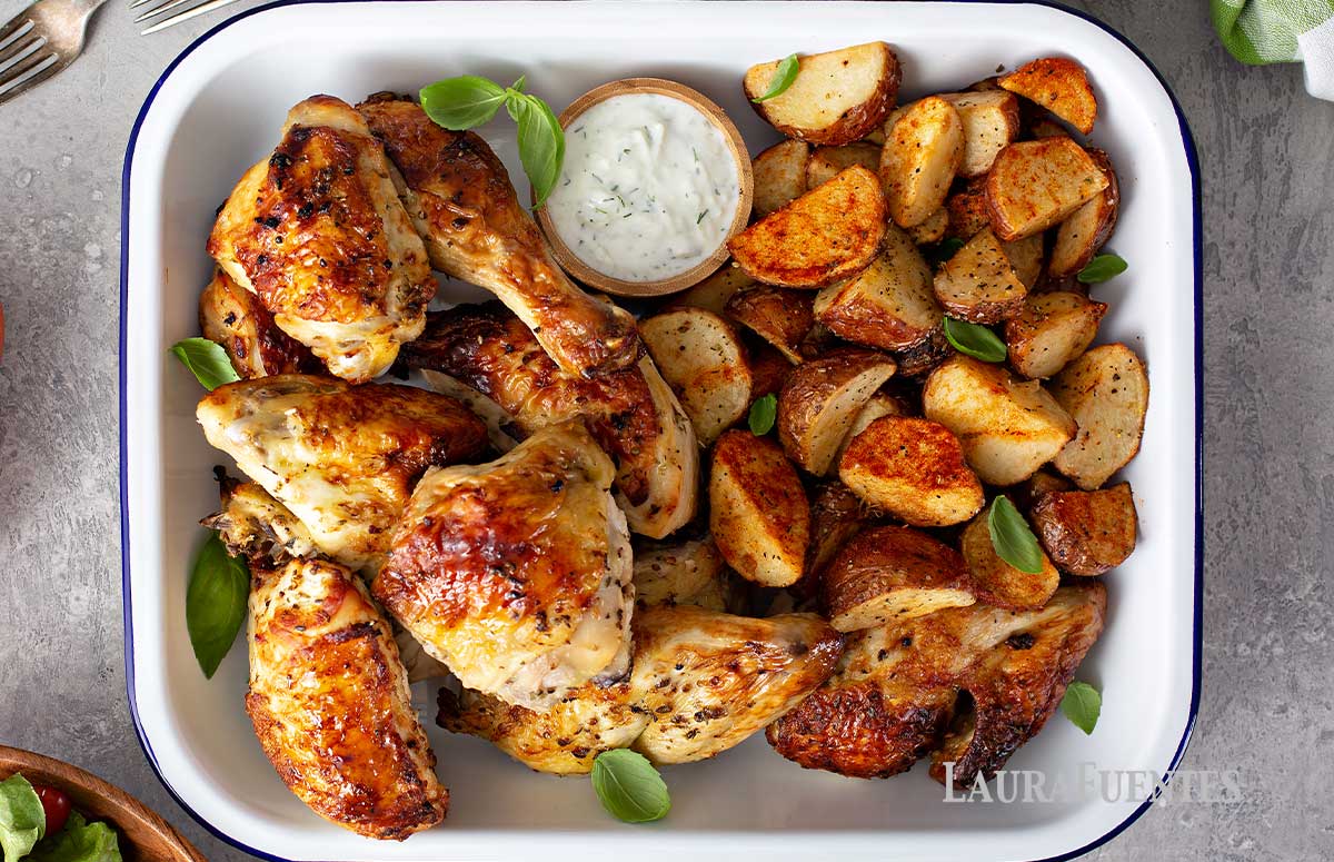 Ultimate Recipe for Juicy Chicken Pieces with Crispy Skin | Laura Fuentes