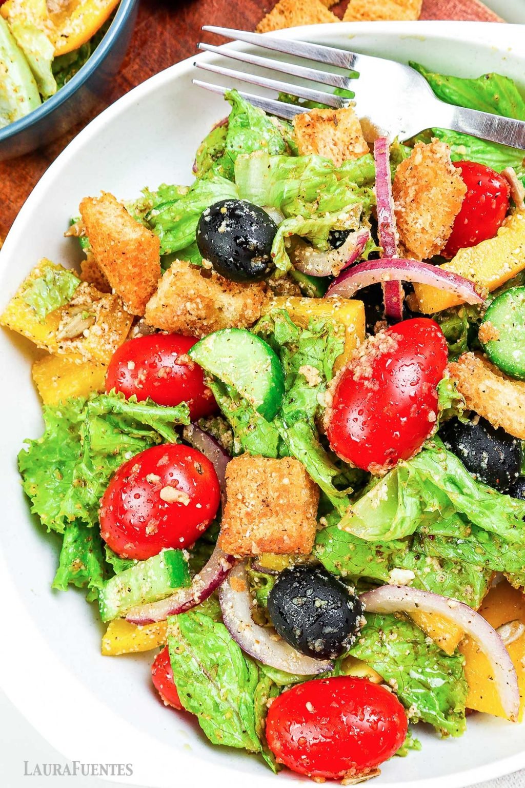 Easy Everyday Side Salad | Laura Fuentes