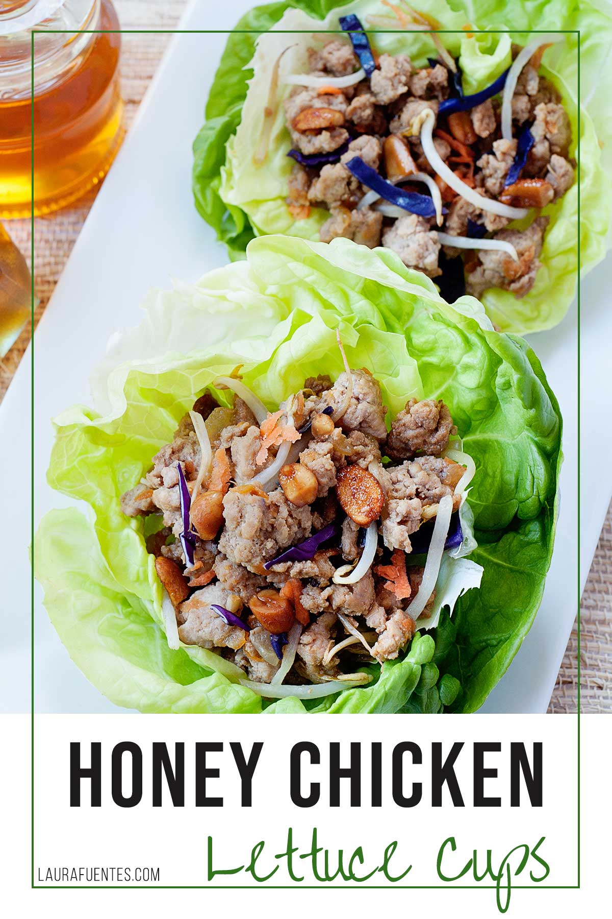 Healthy Asian Chicken Lettuce Wraps | Laura Fuentes