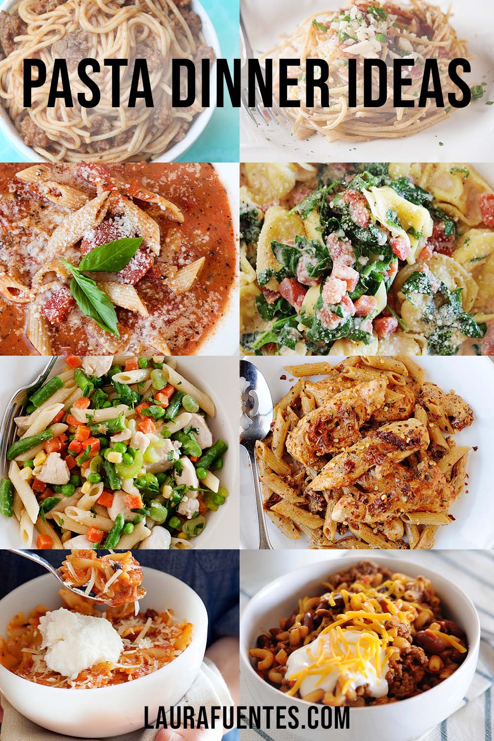 Family Friendly Pasta Dinner Ideas | Laura Fuentes