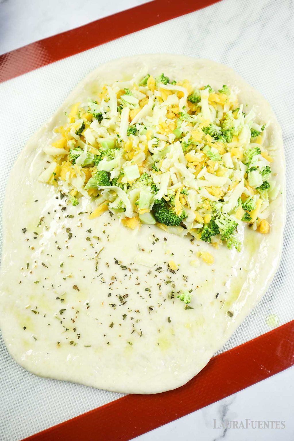 Easy Broccoli Calzones at Home! | Laura Fuentes