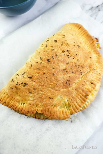 Easy Broccoli Calzones at Home! | Laura Fuentes