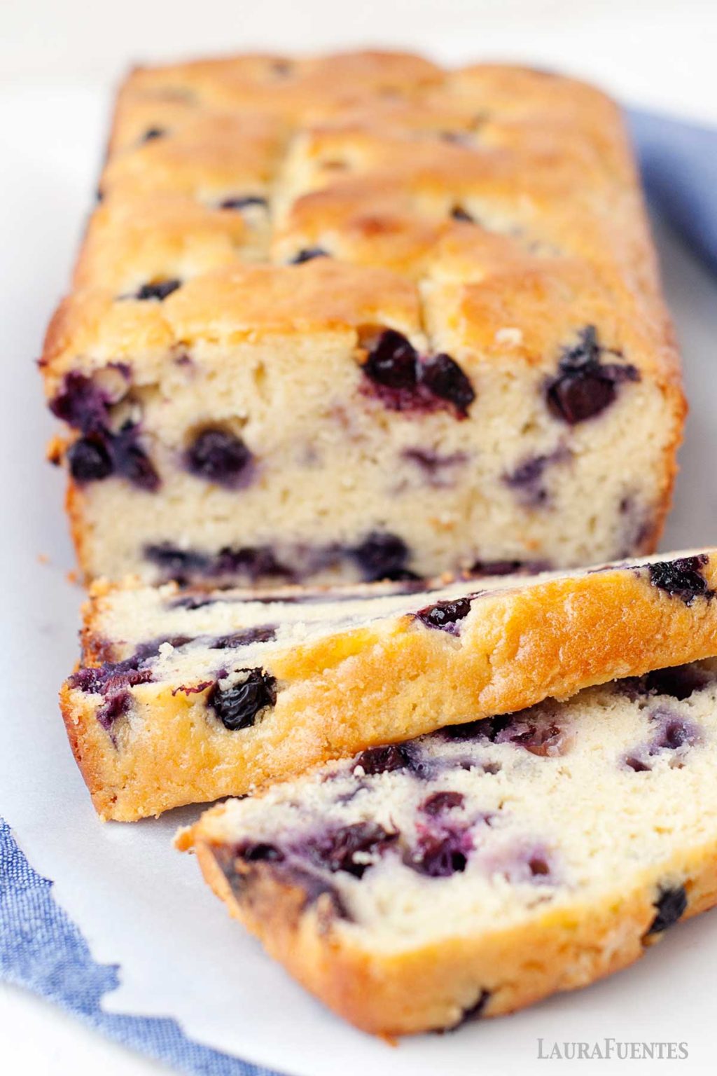 Moist & Delicious Blueberry Bread | Laura Fuentes