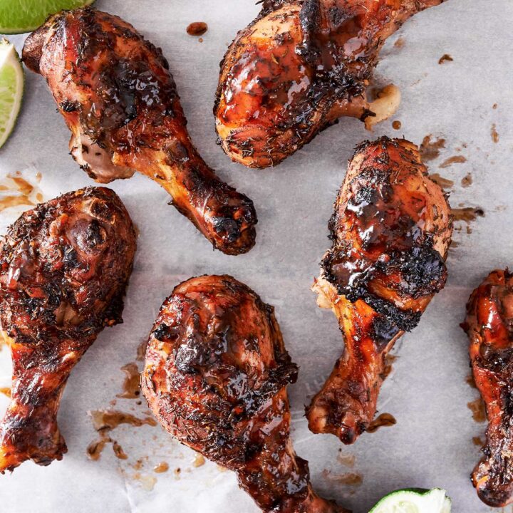 Simple Baked Jerk Chicken Drumsticks