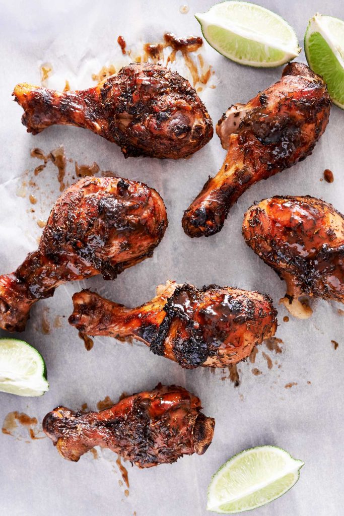 Simple Baked Jerk Chicken Drumsticks | Laura Fuentes