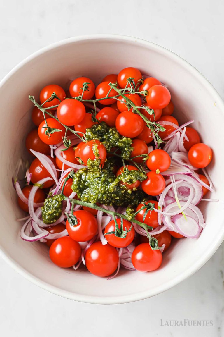 Juicy Roasted Cherry Tomatoes | Laura Fuentes