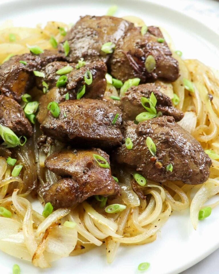 The Best Chicken Livers and Onions