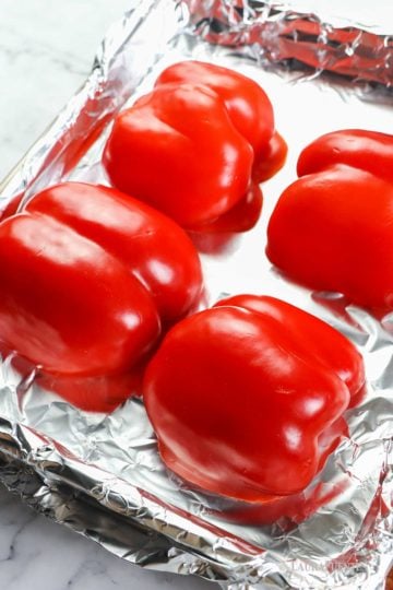 Easy Oven-Roasted Red Peppers | Laura Fuentes