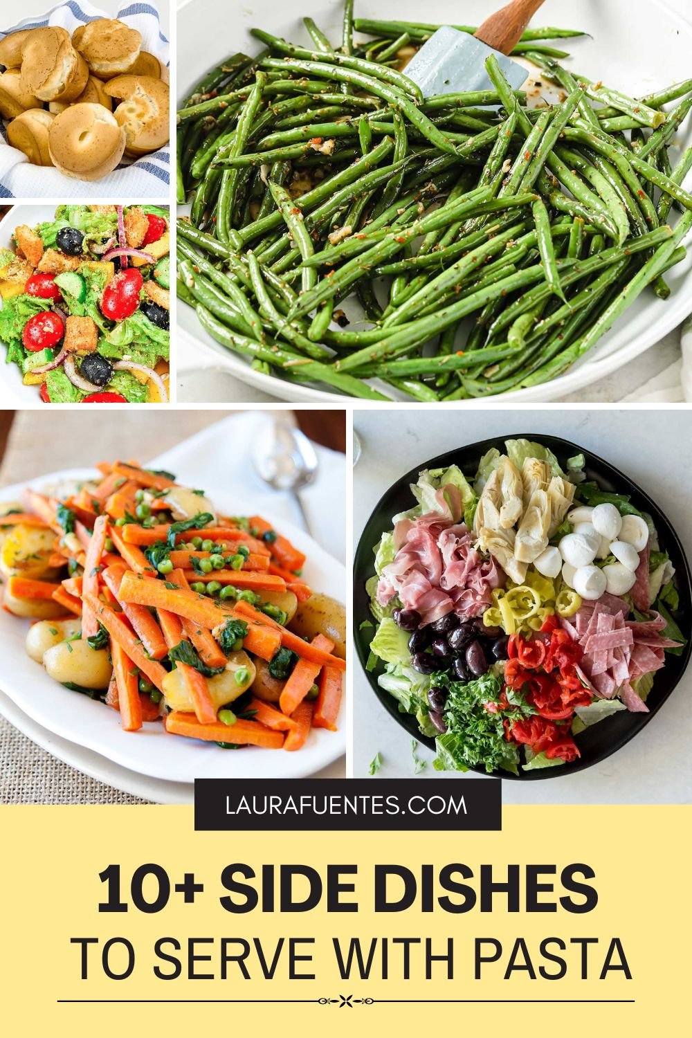 20 Simple Sides to Serve with Pasta (or make with pasta) | Laura Fuentes