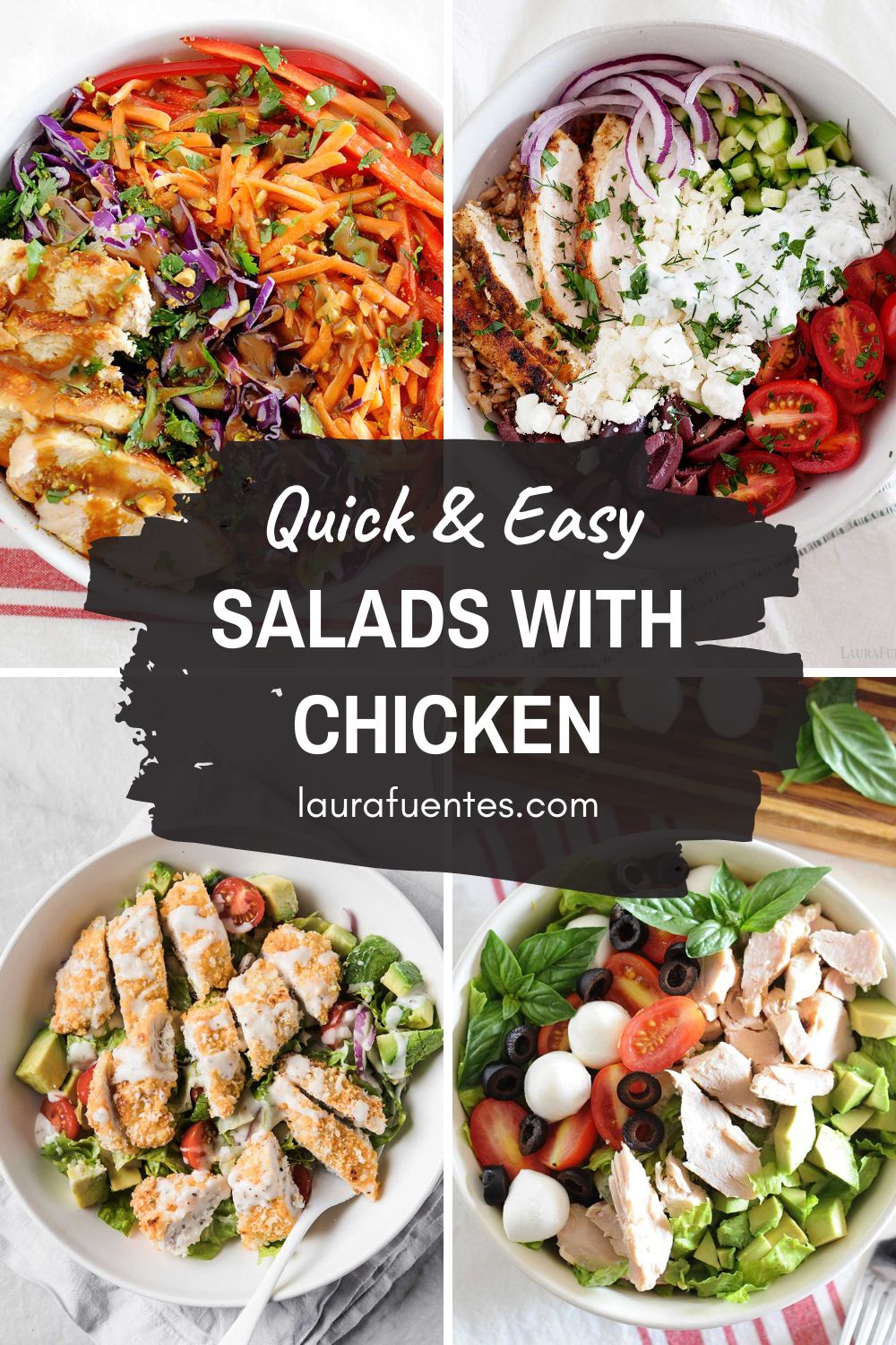 The Best Salad Recipes with Chicken | Laura Fuentes