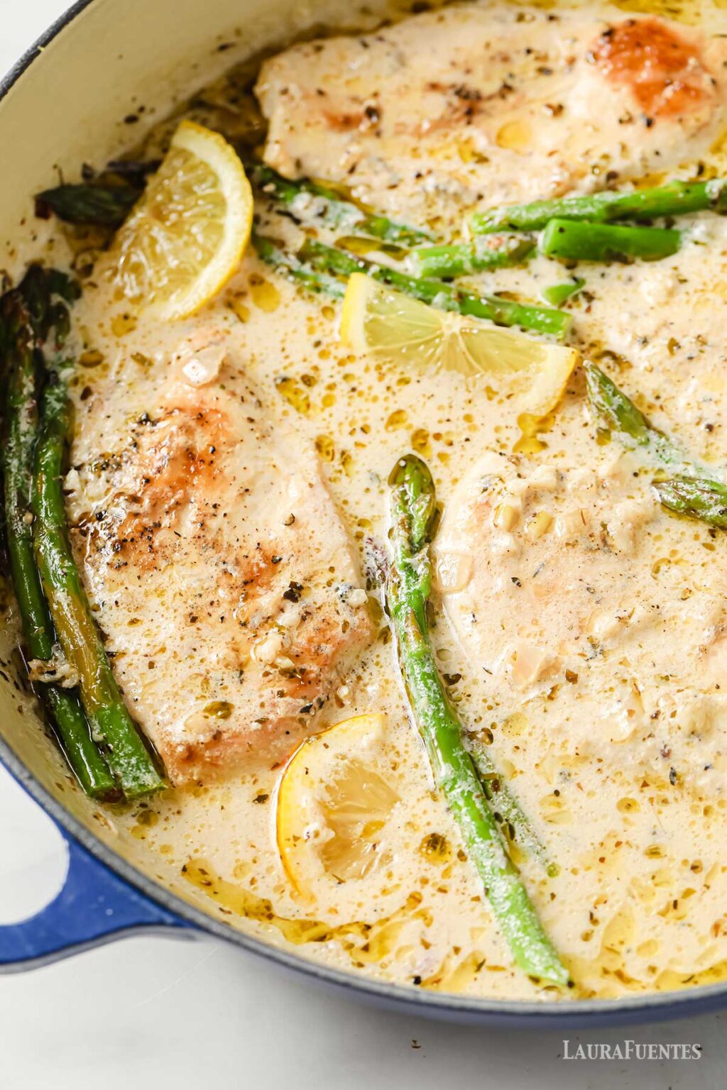 Creamy Lemon Garlic Sauce for Pasta or Chicken | Laura Fuentes