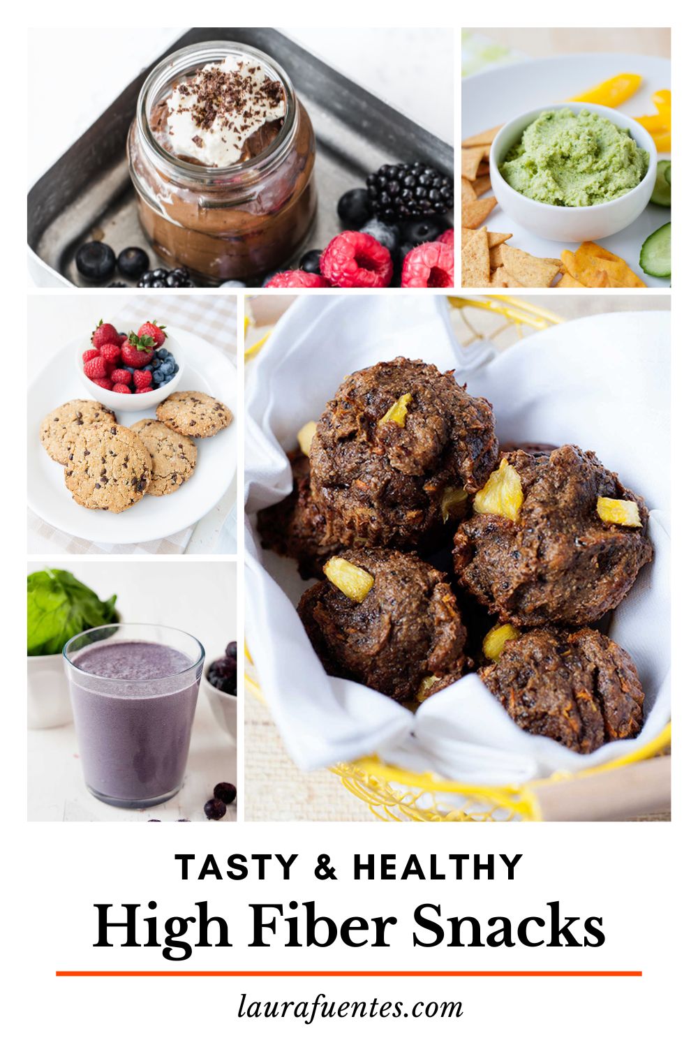 25+ High-Fiber Snacks That Actually Taste GOOD! | Laura Fuentes
