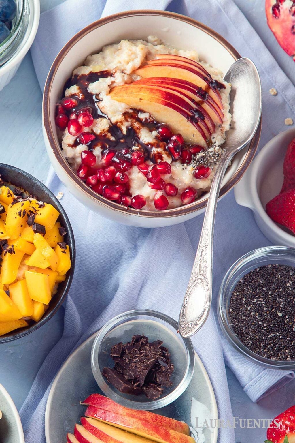 100 of the BEST Oatmeal Toppings | Laura Fuentes