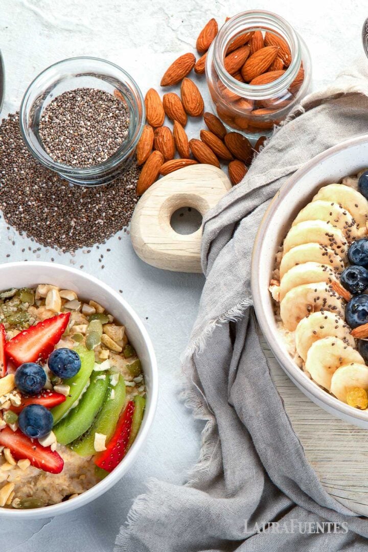 100 of the BEST Oatmeal Toppings | Laura Fuentes