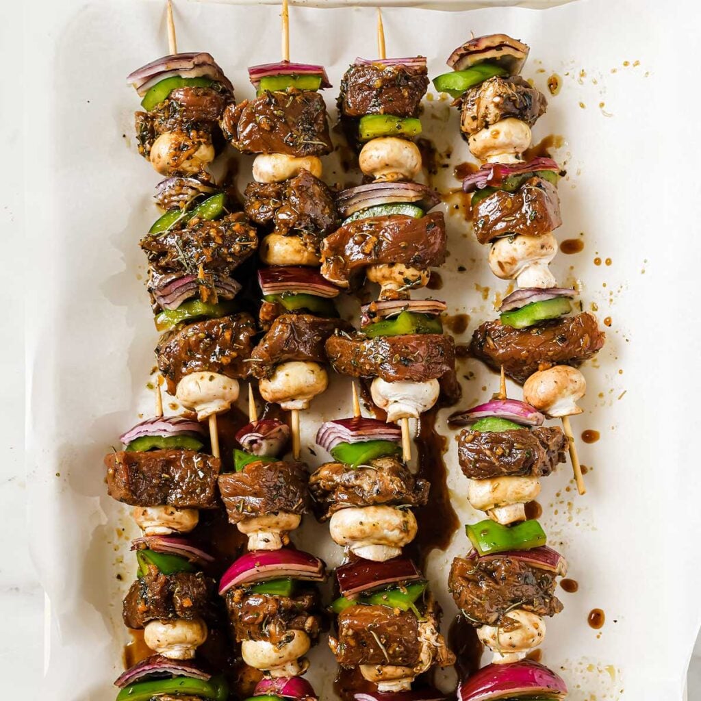 EPIC Juicy Oven Beef Kabobs | Laura Fuentes