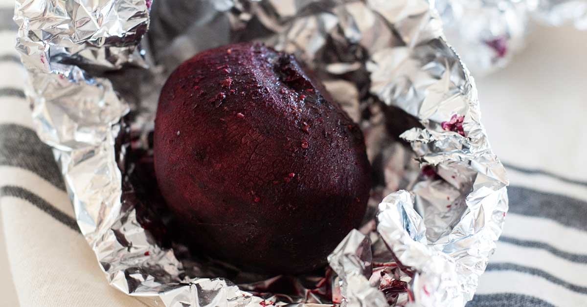 Whole Roasted Beets in Foil {Easy Peel} | Laura Fuentes