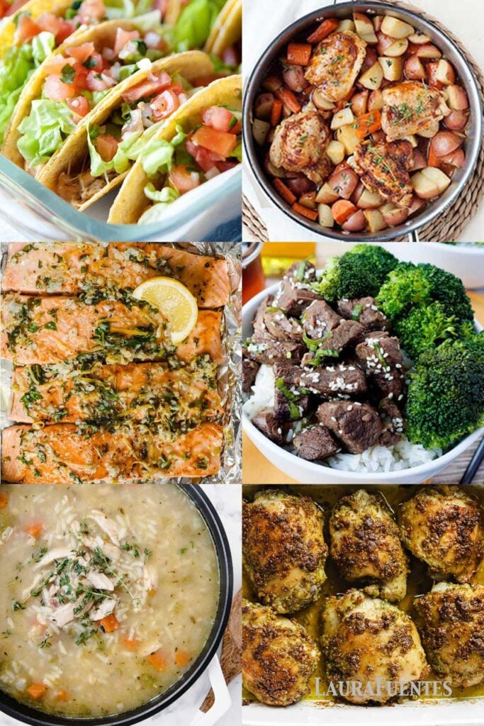 Family Friendly Thrusday Night Dinner Ideas | Laura Fuentes