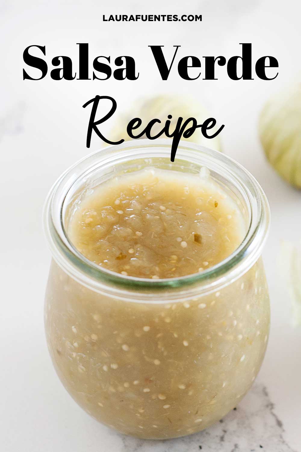 Easy Roasted Tomatillo Salsa Verde | Laura Fuentes