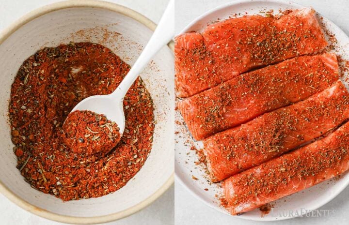 The BEST Salmon Seasoning | Laura Fuentes