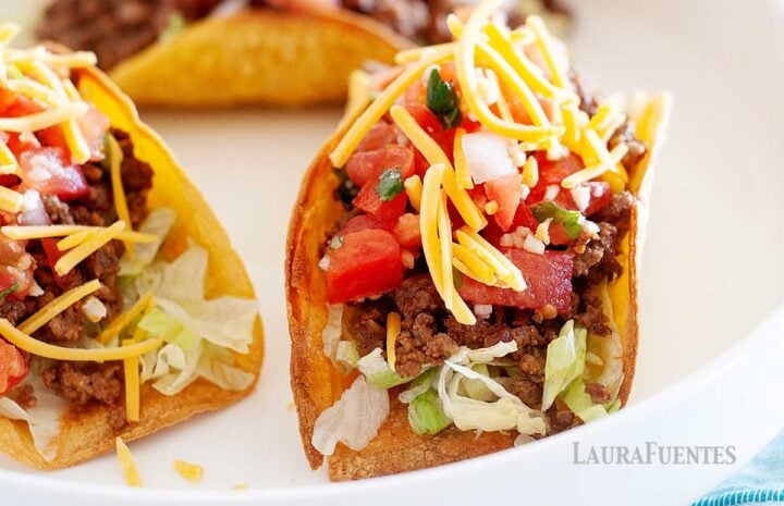 Easy Crispy Taco Shells at Home | Laura Fuentes
