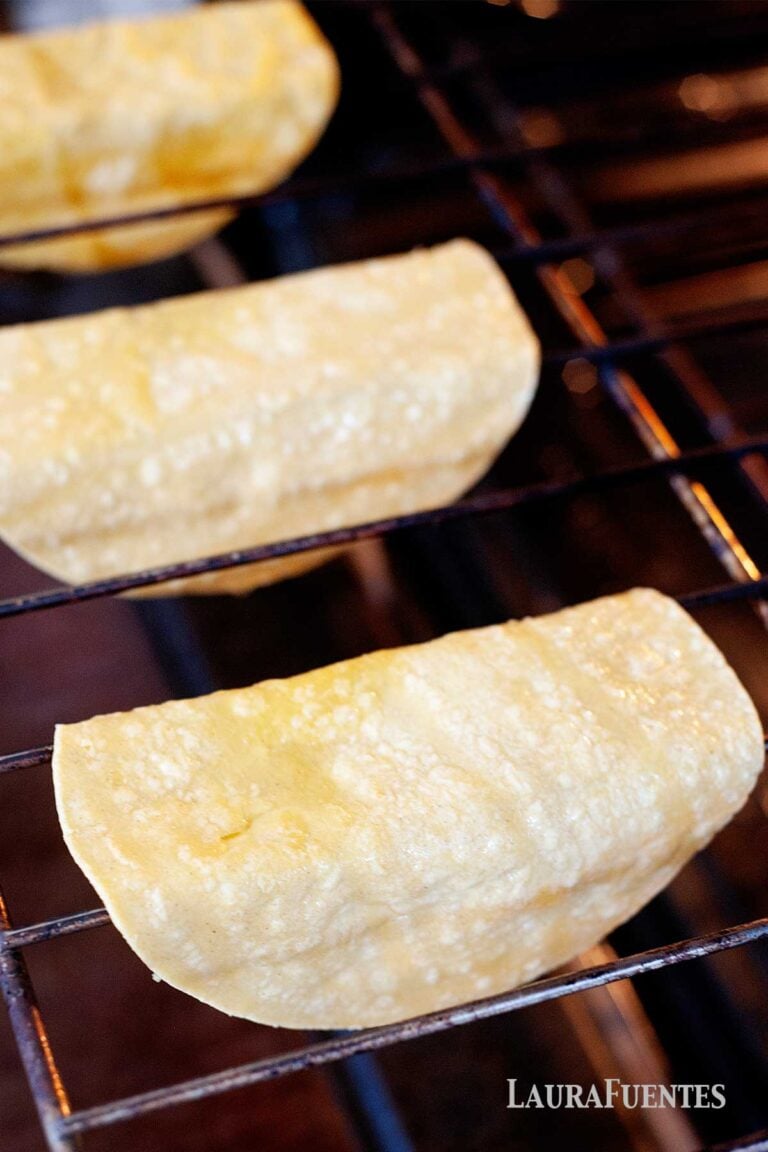 Easy Crispy Taco Shells at Home | Laura Fuentes