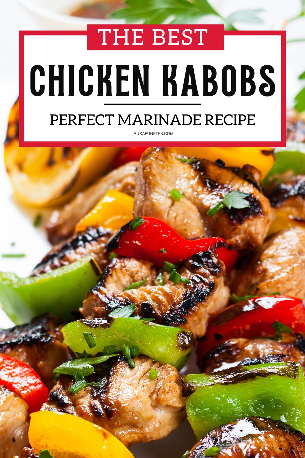 20 Minute Chicken Kabob Marinade (Lemon-Herb)