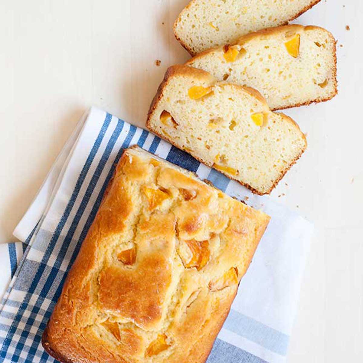 Quick Peach Breakfast Bread | Laura Fuentes