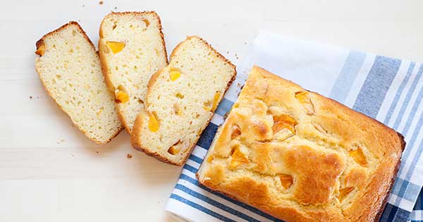 Quick Peach Breakfast Bread | Laura Fuentes
