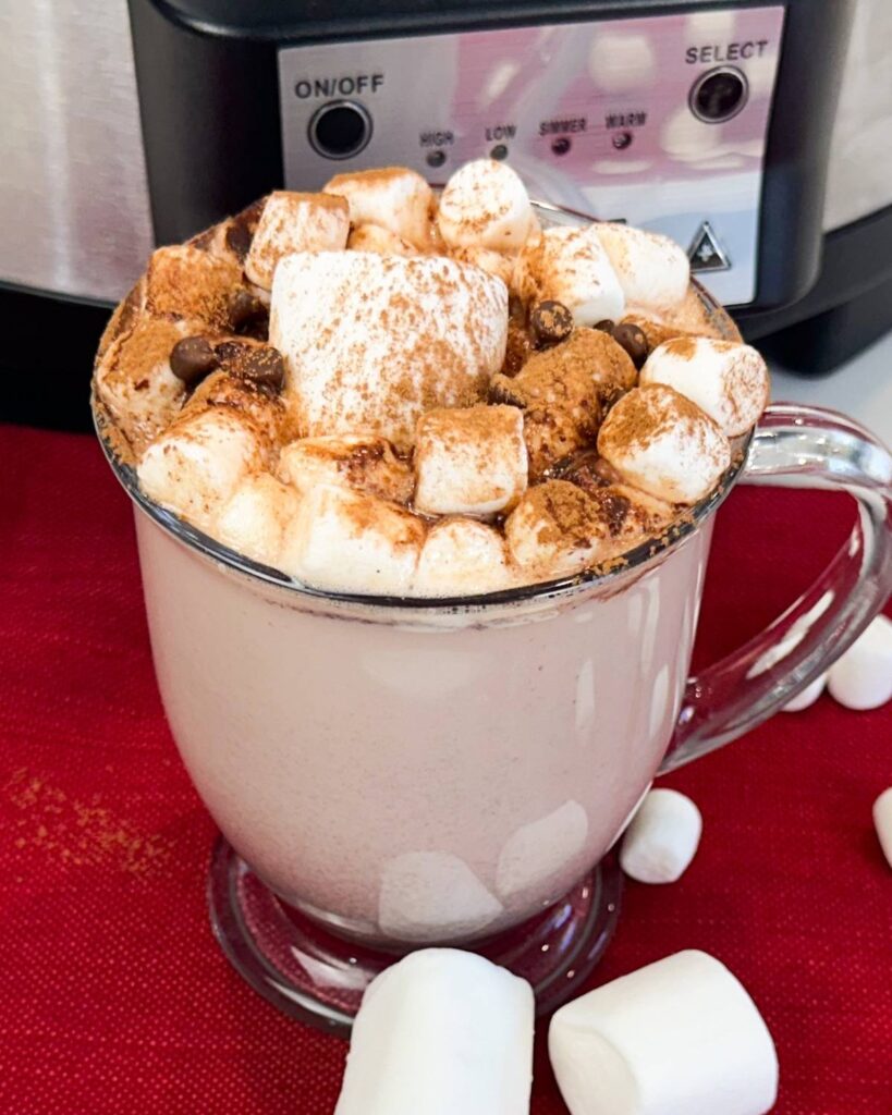 Slow Cooker Hot Cocoa (With Powder) | Laura Fuentes