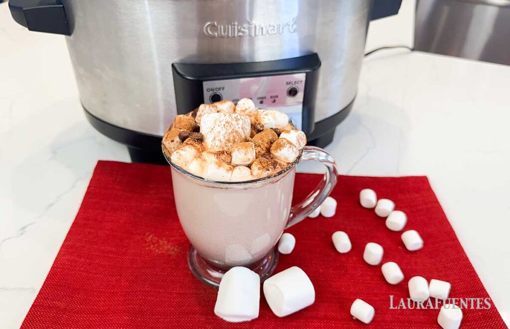 Slow Cooker Hot Cocoa (With Powder) | Laura Fuentes