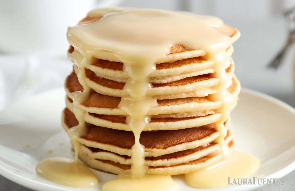 Tres Leches Pancakes at Home | Laura Fuentes