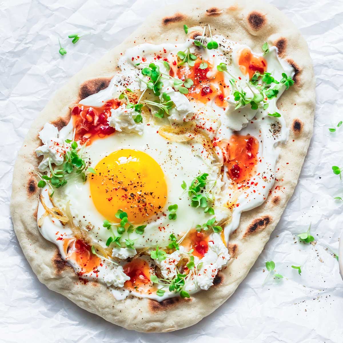 Breakfast Naan (Sweet & Spicy!)