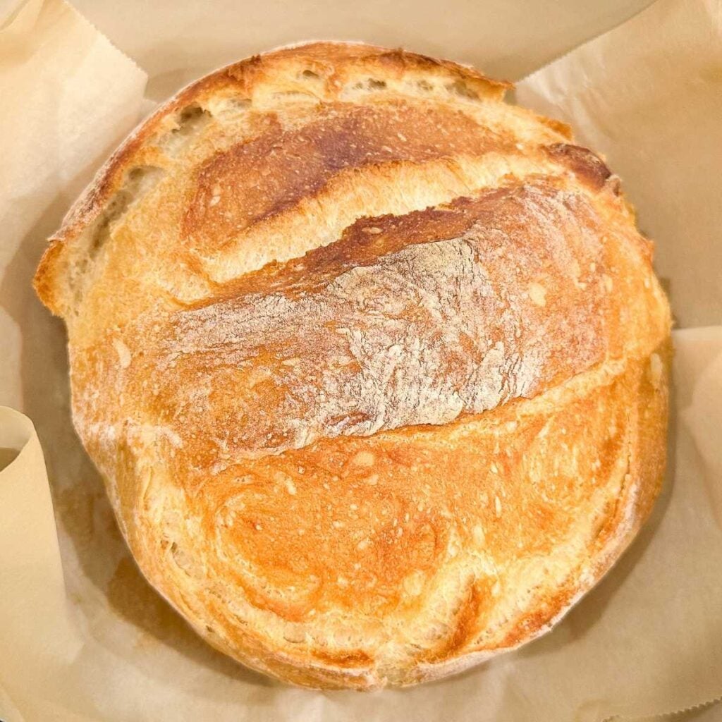 No Knead Dutch Oven Bread For Beginners Laura Fuentes